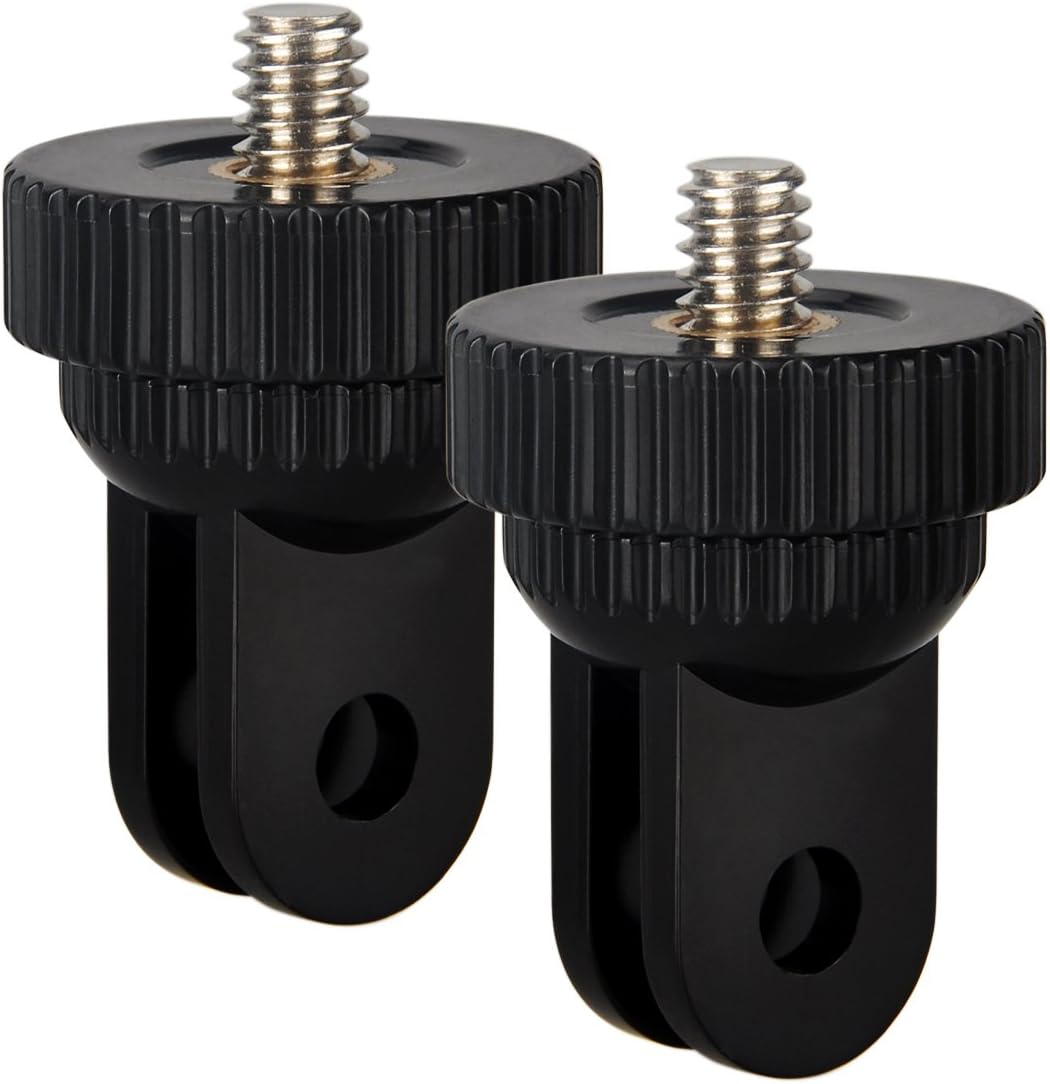 Stativ Adapter für Gopro 2 Stück Aluminium 1/4 Zoll Adapter Kamera ...