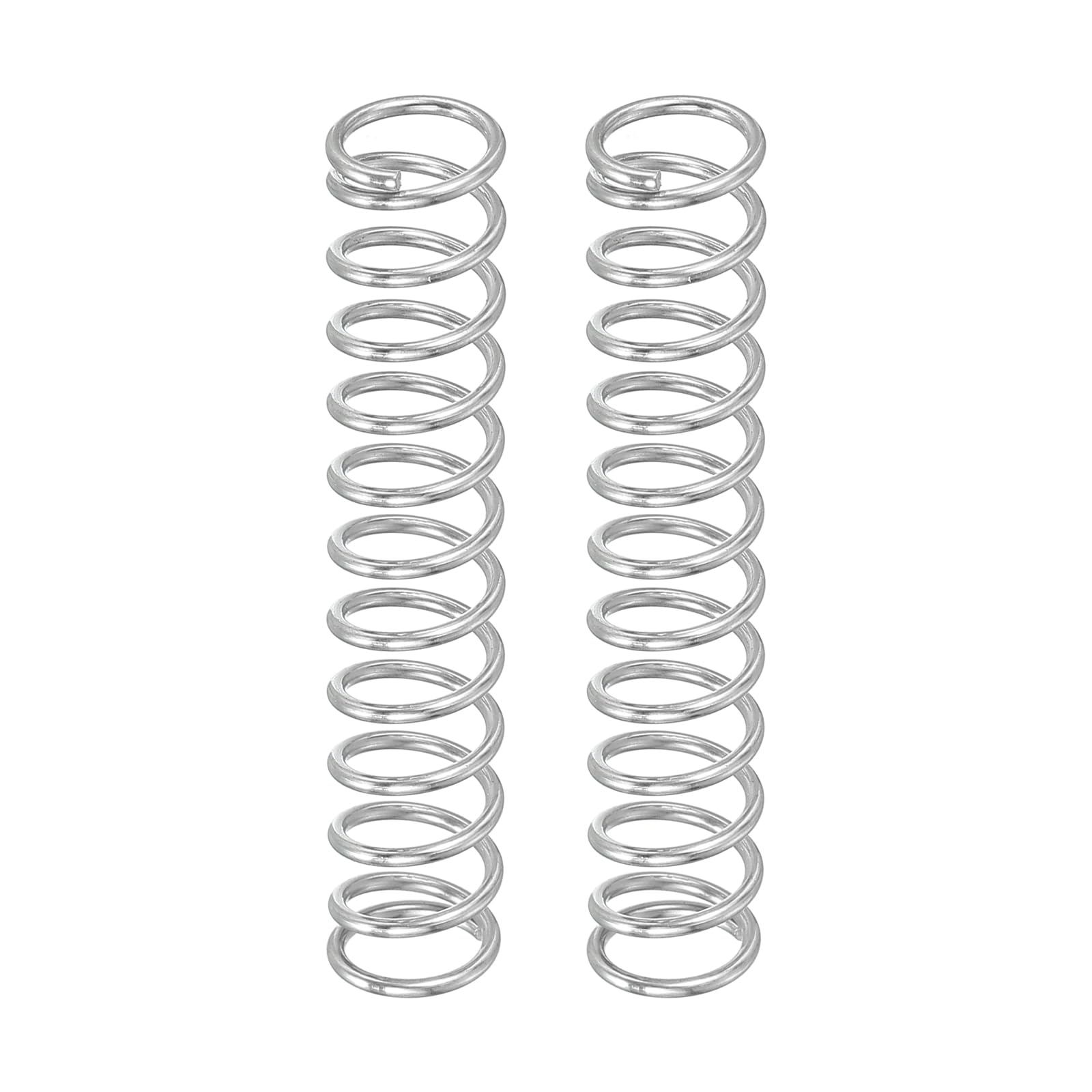 sourcing map 2Pcs Compression Springs, 1mm Wire Diameter x 9mm OD x ...