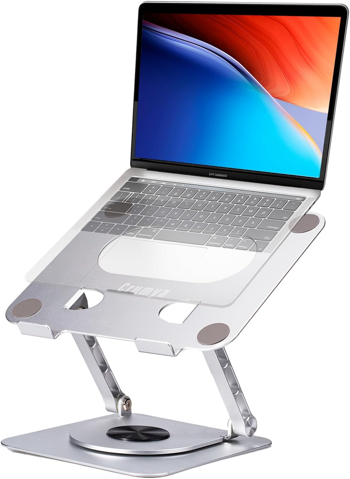 Crumya Laptop Stand - Aluminum Alloy Stand 360 Degree Rotation PC ...