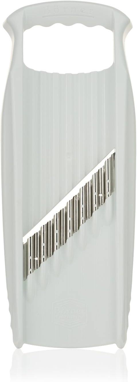 Börner Wave-Waffle XXL Powerline Crinkle Cut Vegetable Slicer (White ...