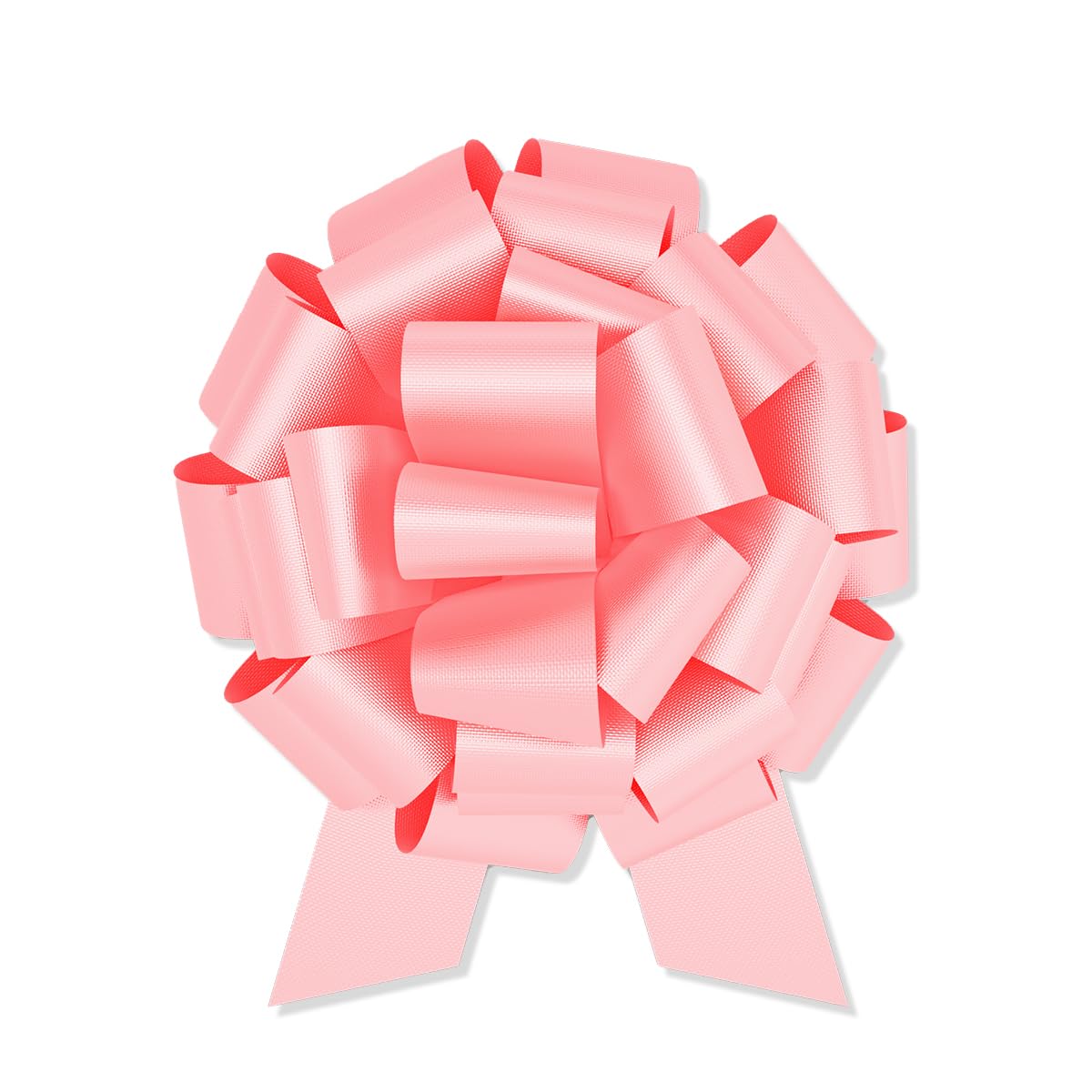 InstaBows 12" Giant Pink Pull Bow - Effortlessly Enhance Your Gifts ...