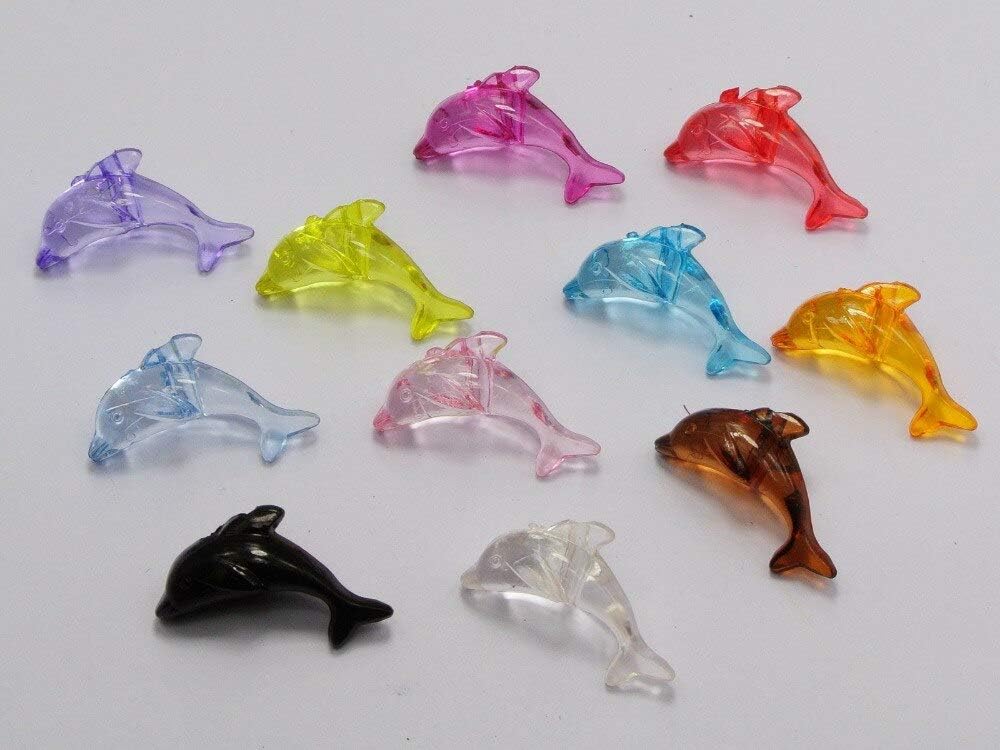 Amazon.com: Generic Acrylic Dolphin Figures Set of 12 : Toys & Games