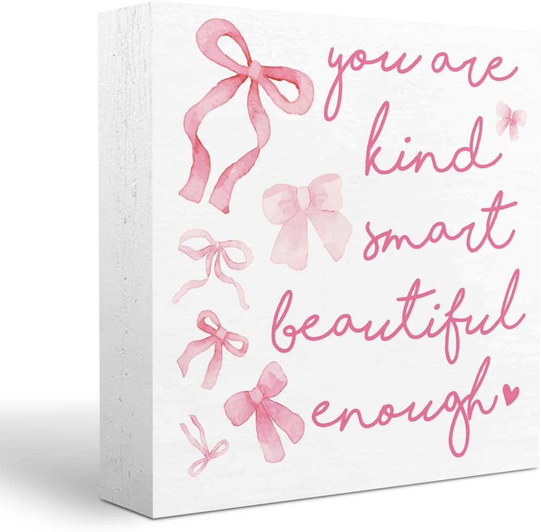 Amazon.com: Pink Dorm Room Decor for Women, Pink Inspirational ...