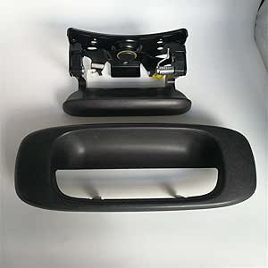 Amazon.com: Aoerzn Premium Tailgate Handle Latch and Bezel Trim with ...
