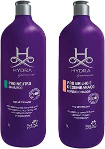 Kit Shampoo Pro Neutro e Cond Pro Brilho E Desembaraço 1l Hydra ...