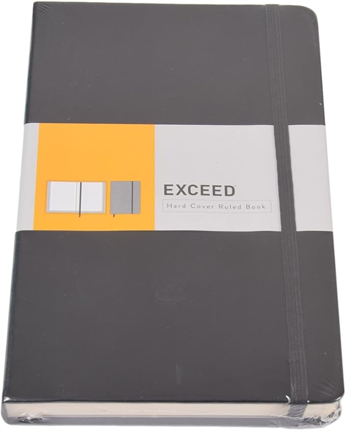Amazon.com : Norcom EXCEED Hard Cover Ruled Book/Notebook, 120 sheets ...
