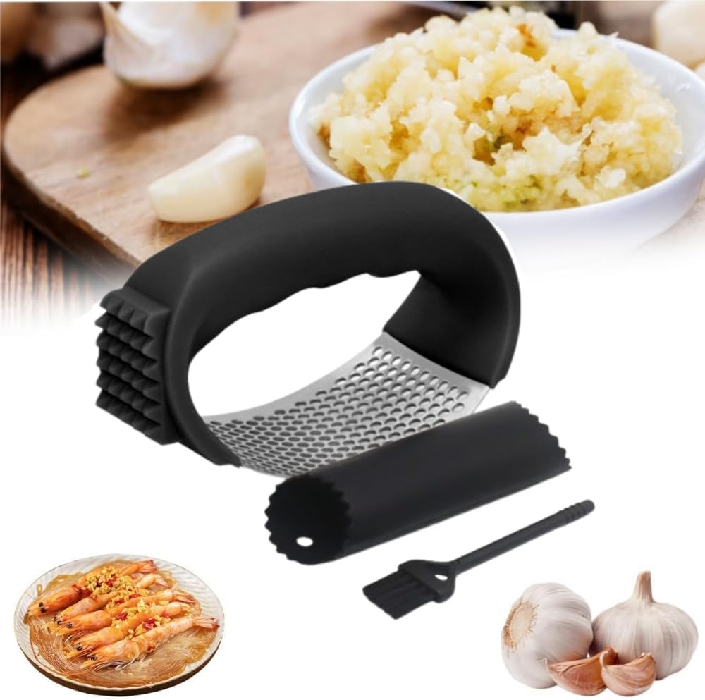 Amazon.com: Garlic Press Rocker, 2024 Upgraded Stainless Steel Garlic ...