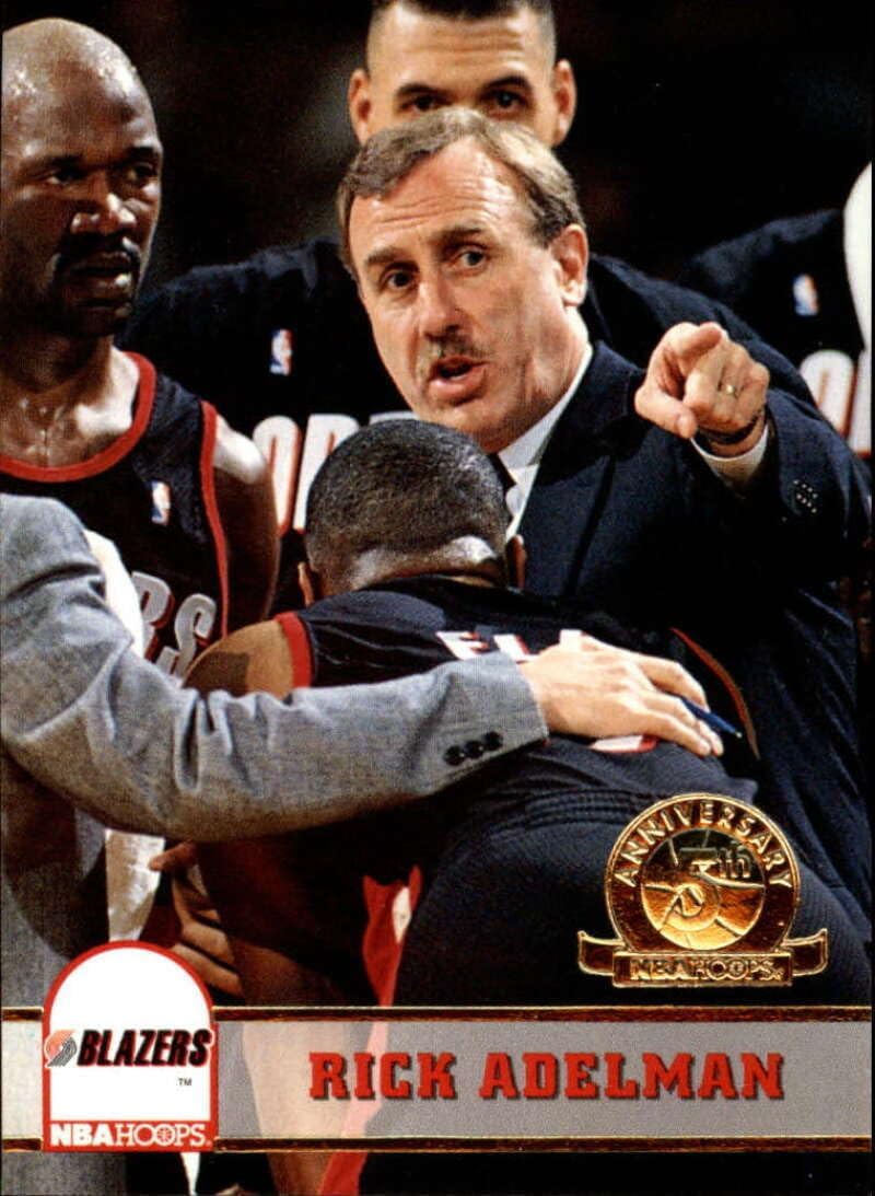 Amazon.com: 1993-94 NBA Hoops 5th Fifth Anniversary Gold #251 Rick ...