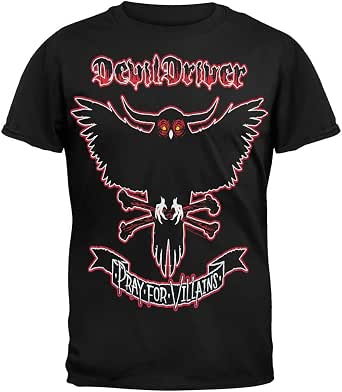 Amazon.com: DevilDriver - Owl T-Shirt Small Black : Clothing, Shoes ...