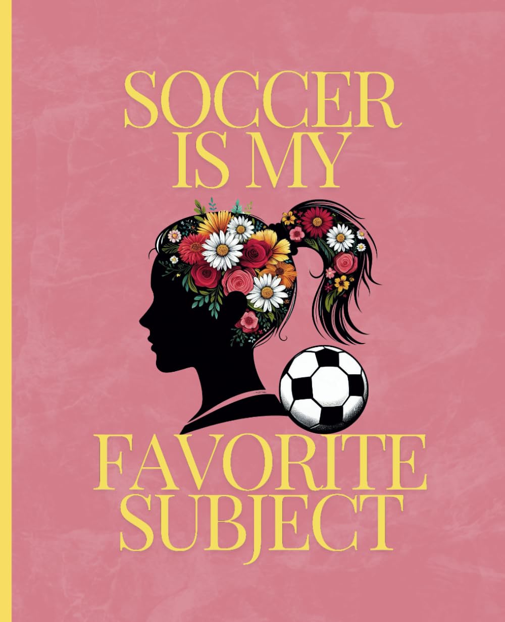 Amazon.com: Favorite Subject Soccer Notebook for Girls - Pink: Wide ...