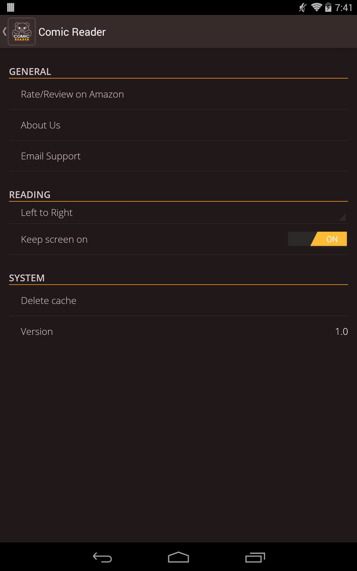 Comic Reader - App on the Amazon Appstore