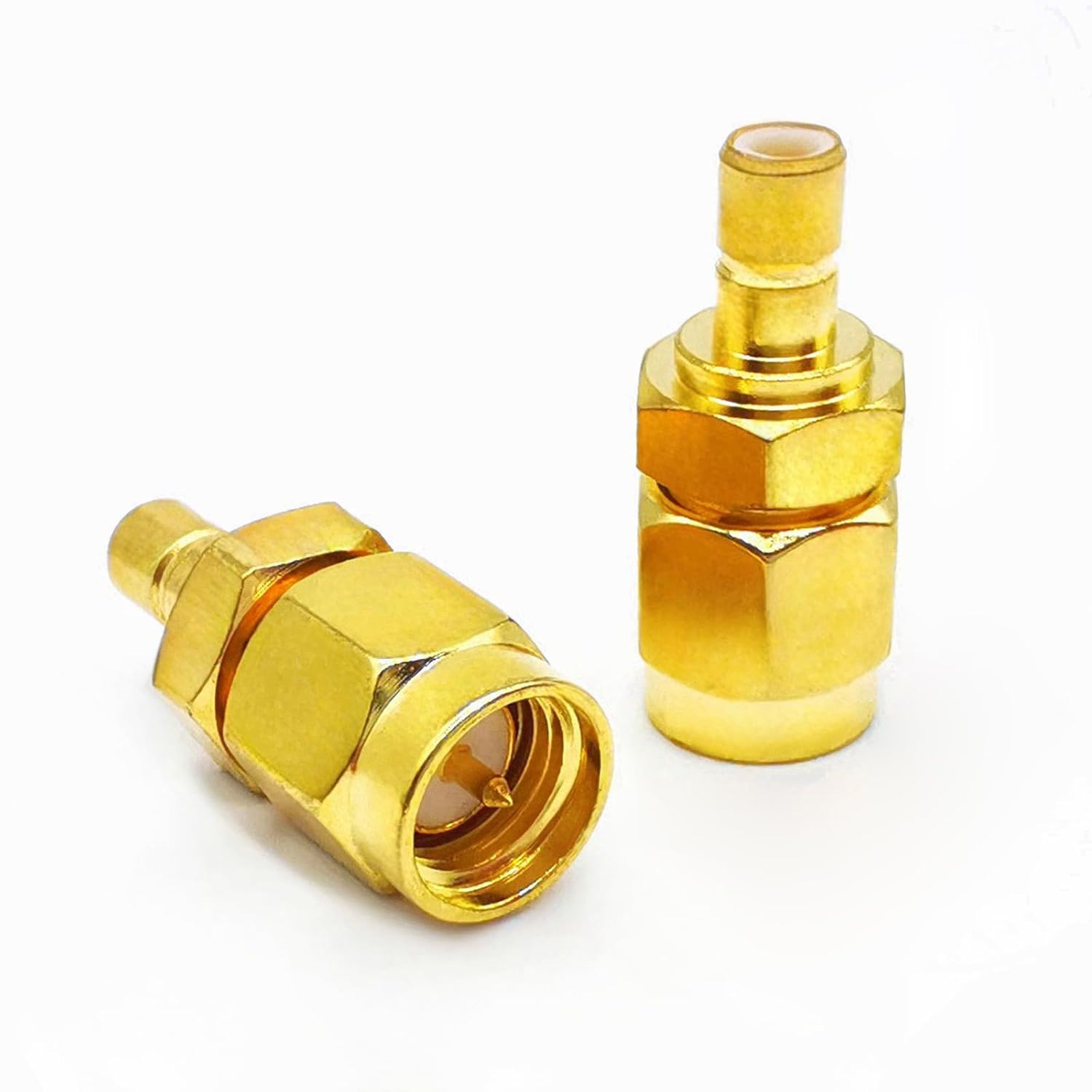 Amazon.com: Ahoaepy 2PCS SMA to SMB Radio Antenna Adapter, SMA Male to ...