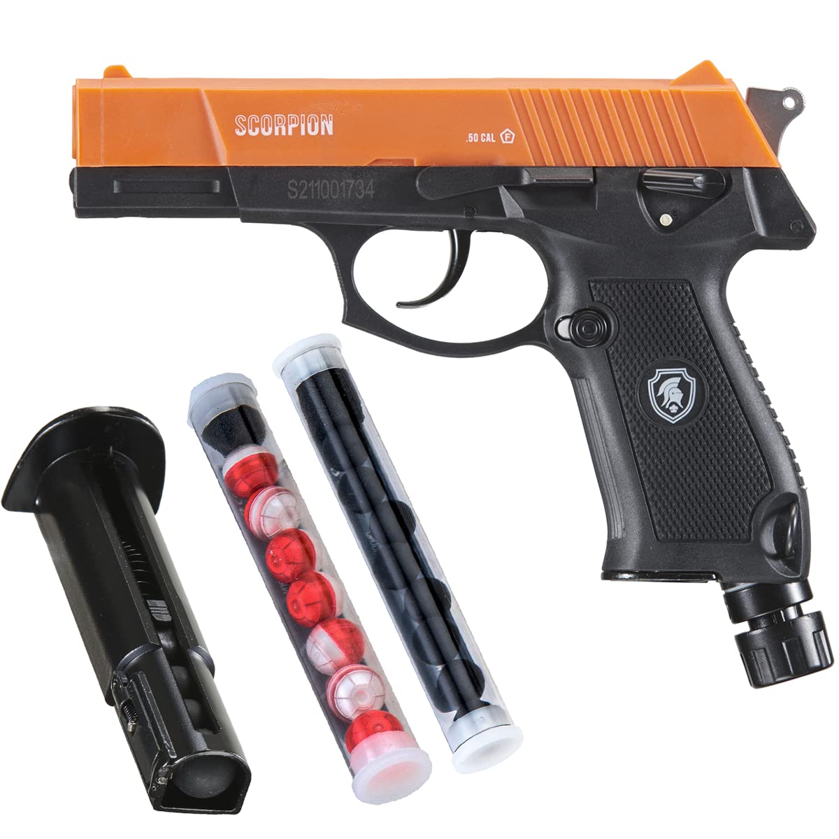 Buy Lancer Air Self Defense 0.5 Caliber CO2 Non Blowback Scorpion- Less ...