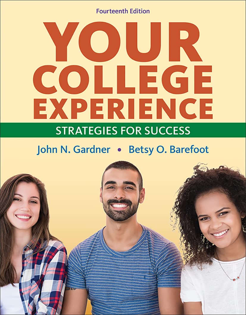 Amazon.com: Your College Experience: Strategies for Success ...