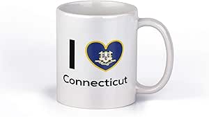 Amazon.com | I Love Connecticut Coffee Mug | State Pride Cup | Great ...