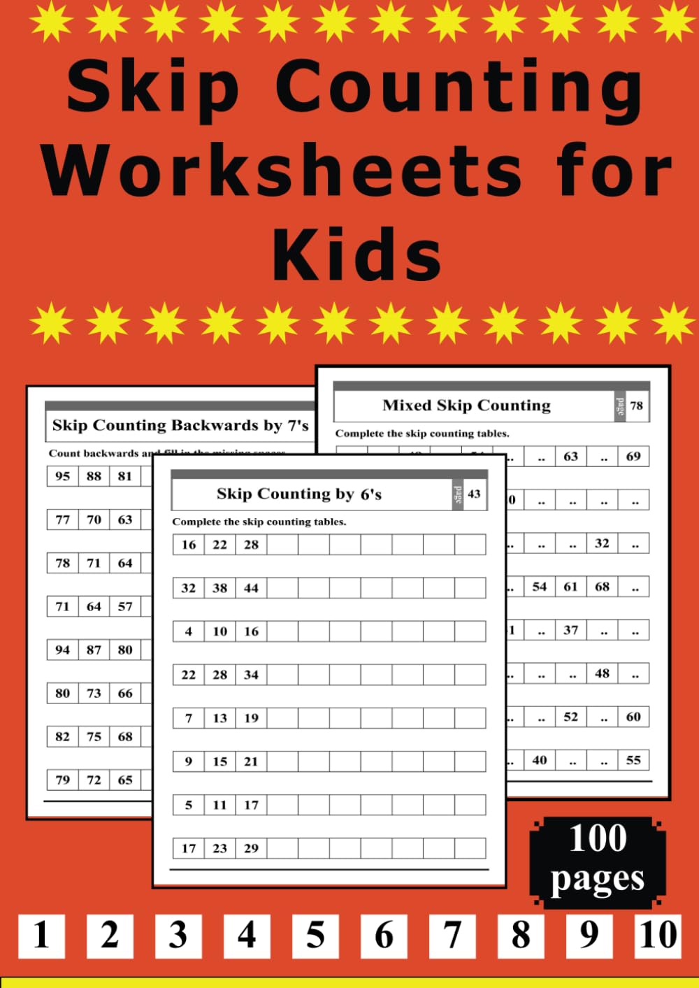 Skip Counting Worksheets for Kids: Learn Numbers from 1 to 100 |Grades ...