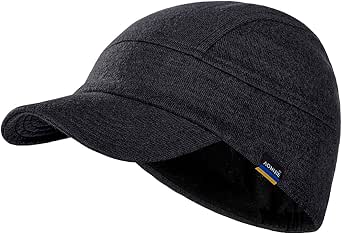 AONIJIE Ear Protection Sports Baseball Cap, Warm Wool Sports Cap with ...