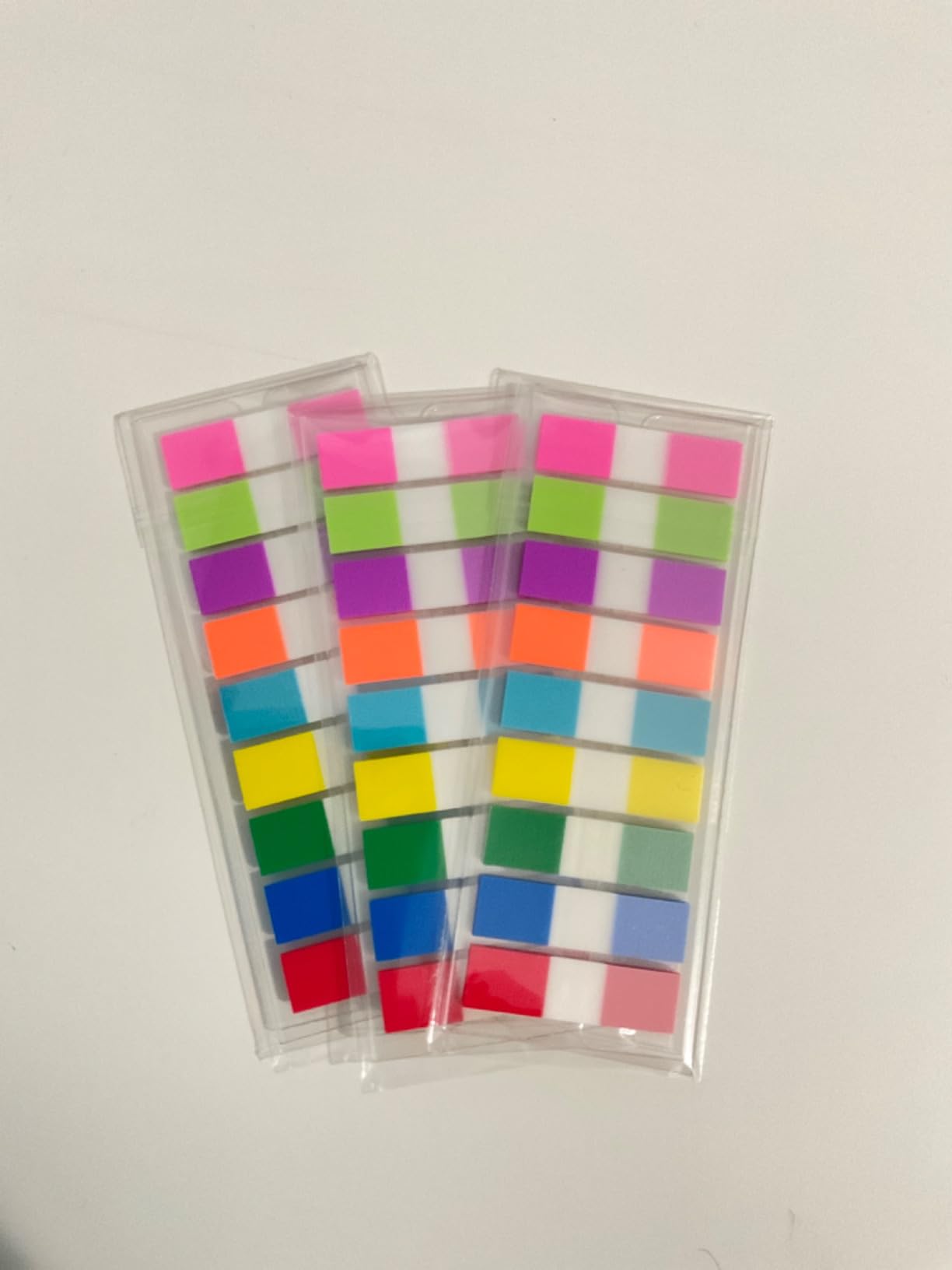 Sticky Tabs,moinkerin 900 Pieces Transparent Sticky Notes Book Tabs PET ...