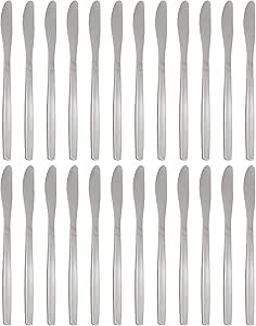 Argon Tableware Economy Stainless Steel Dinner Knives - 22cm - Pack of ...
