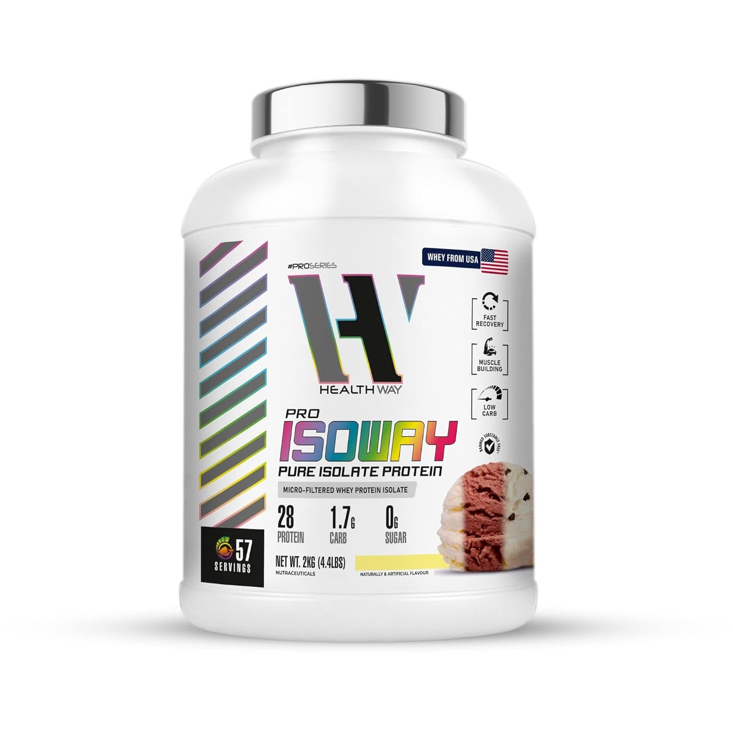 ProSeries HealthWay Pro Iso Way, Pure Isolate Protein, Micro Filtered ...