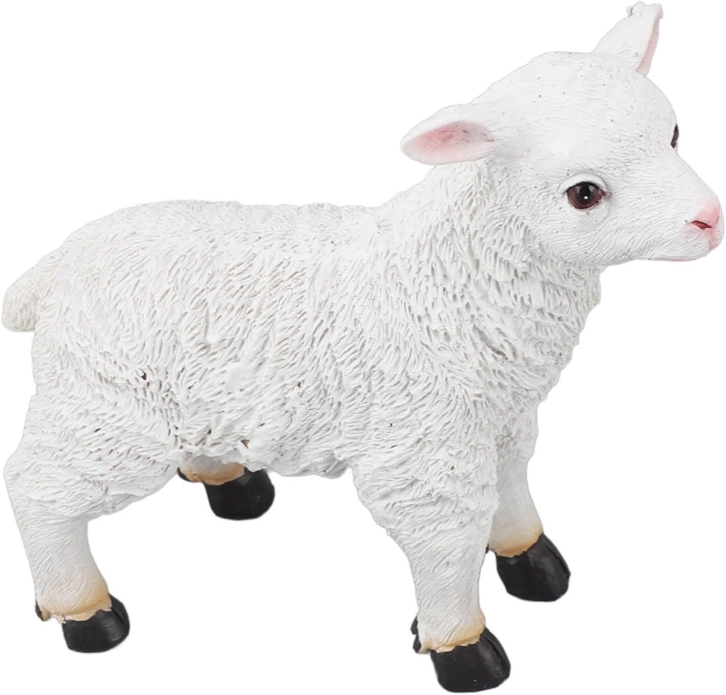 Amazon.com: Lying Sheep Figure Realistic Lamb Yard Statue Stone ...