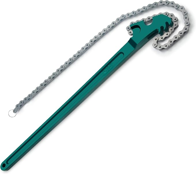 AUPREX 24 Inch Chain Wrench Heavy Duty Chain Oil Filter Wrench Adjustable Long Handle Wrench auprex-24-inch-chain-wrench-heavy-duty-chain-oil-filter-wrench-adjustable-long-handle-wrench