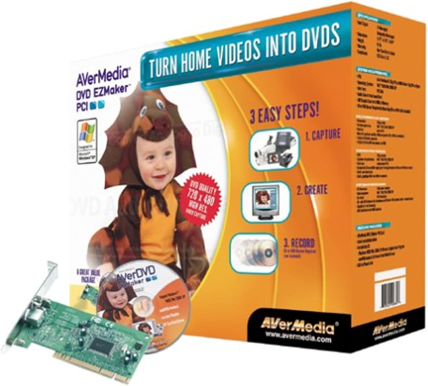 Amazon.com: AverMedia EZMaker DVD PCI : Electronics