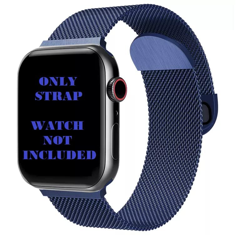 ANISHOP Stainless Steel Metal Chain Watch Band Compatible with Apple ...