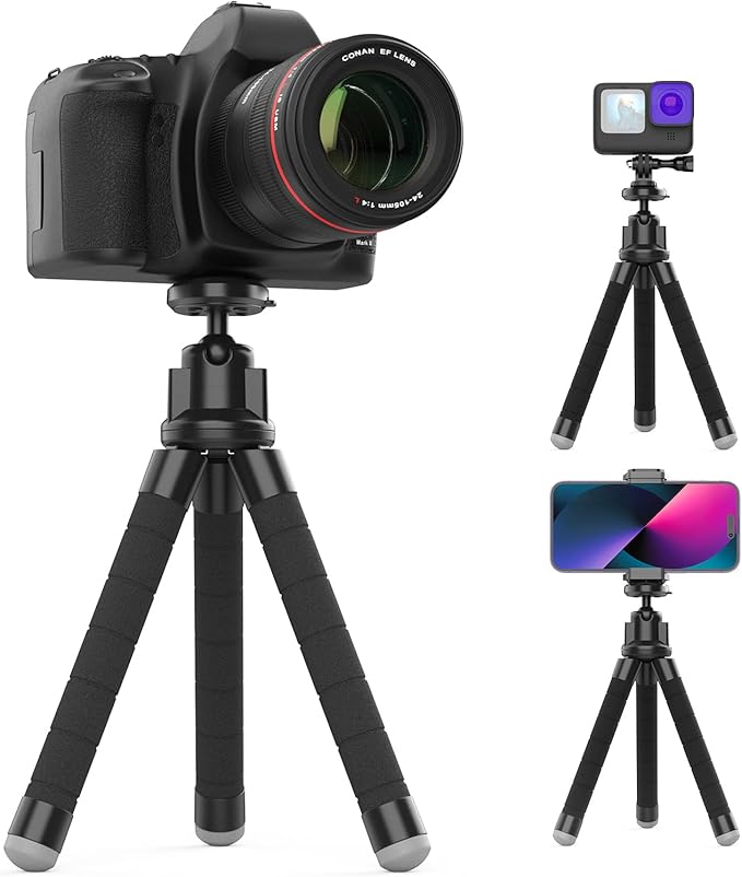 Amazon.com : UBeesize Flexible Tripod with Quick-Release Plate for ...