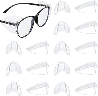 Amazon.com: ElevateTech 8 Pairs Side Shields for Glasses, Safety ...