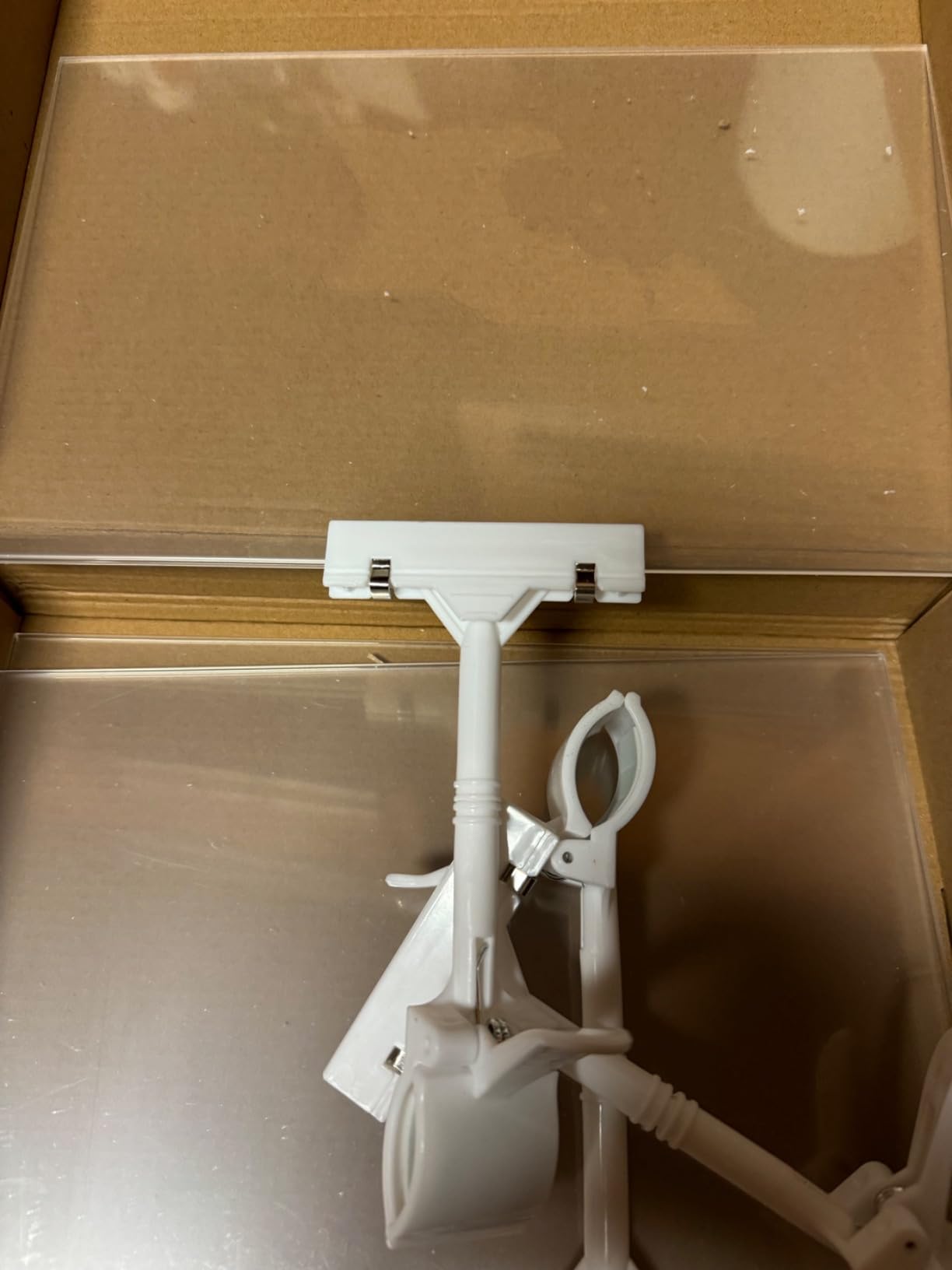 Amazon.com: SMAODSGN 7*11 Inch Acrylic Sign Holder With Clamp Acrylic ...