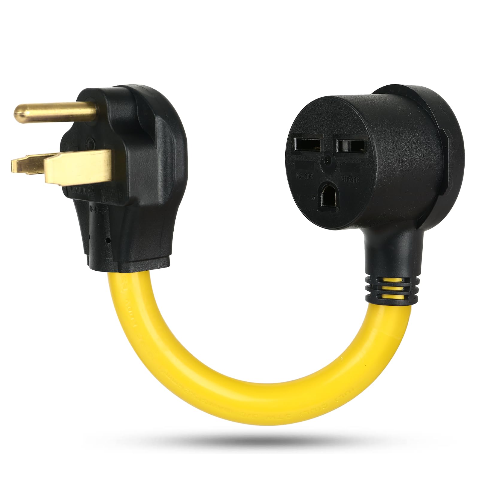 1FT NEMA 6-50P to 6-30R, ZDHQLHJ 50 Amp 3 Prong 6-50 Male Plug to 30 ...