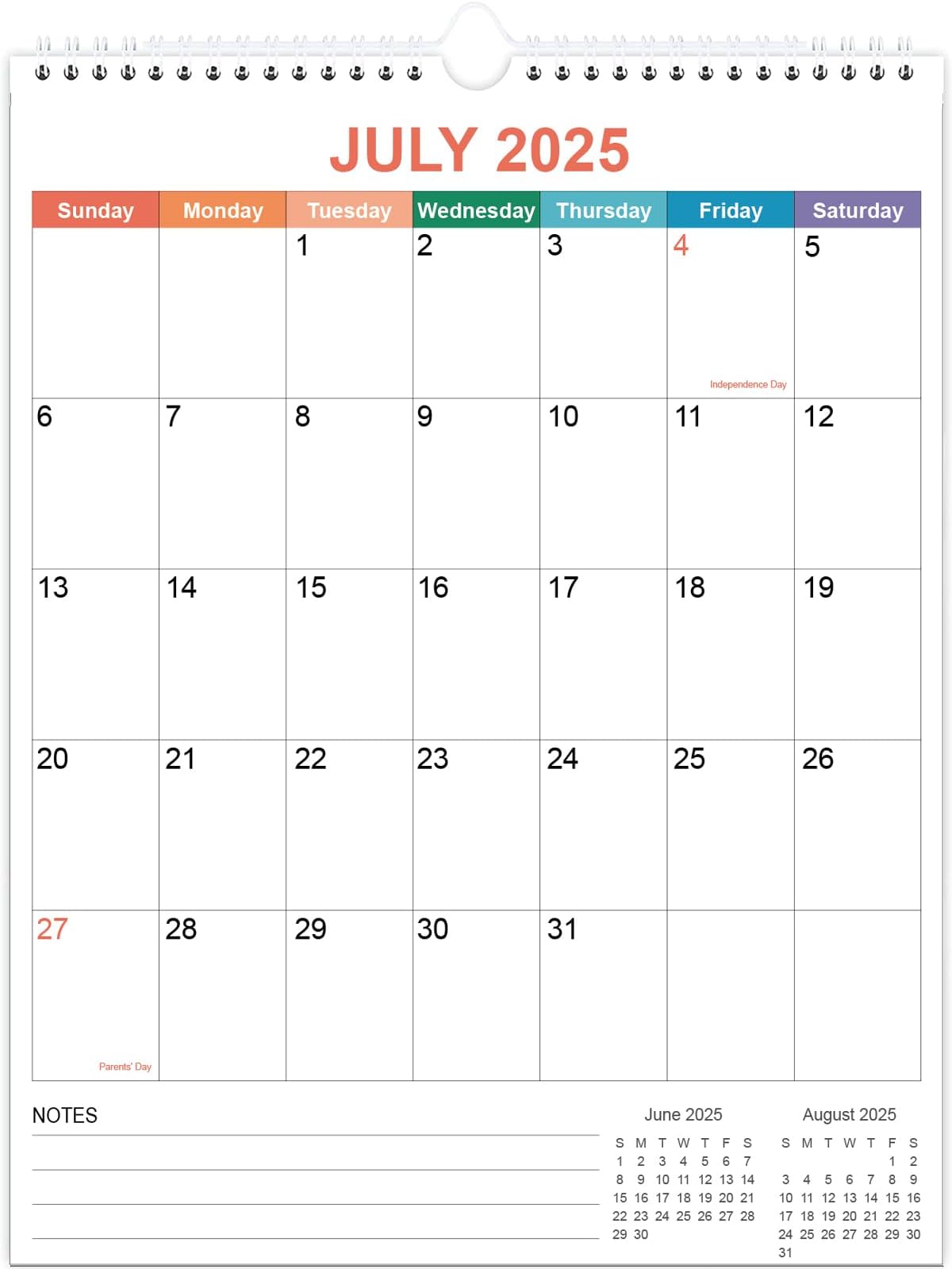 Amazon.com: 2025 Calendar, Wall Calendar From Jan. 2025 - Dec. 2025 ...