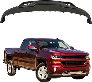 Amazon.com: WFLNHB Plastic Front Lower Bumper Cover Valance with Tow ...