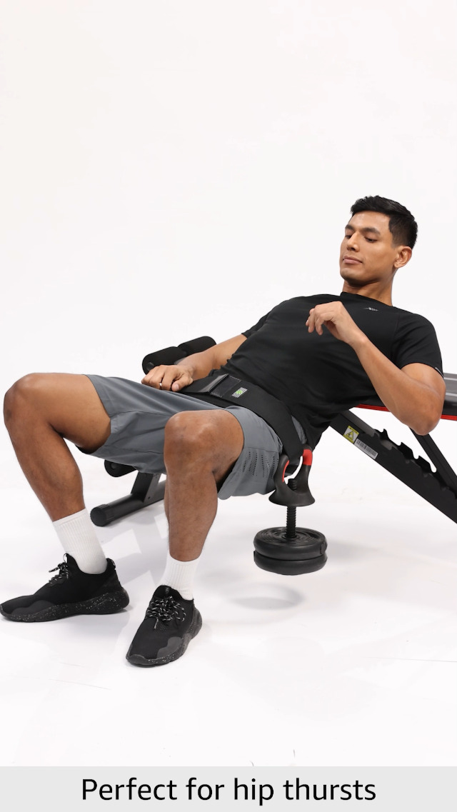 Dip Belt Kettle Bell Hip Thrust Belt By SEWD - Use Any Weight To Do ...