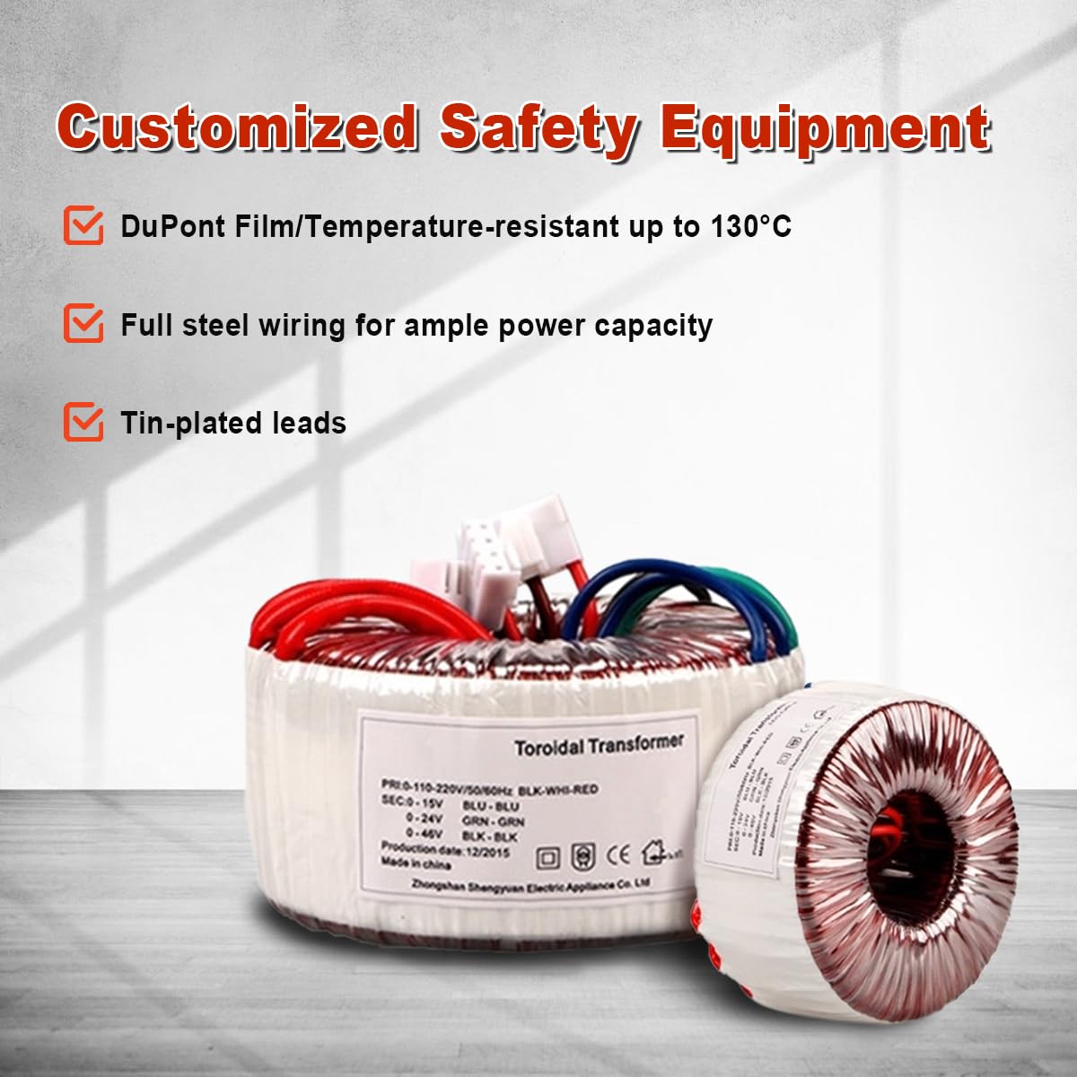 ATO Transformador toroidal de 50 VA, amplificador de transformador ...