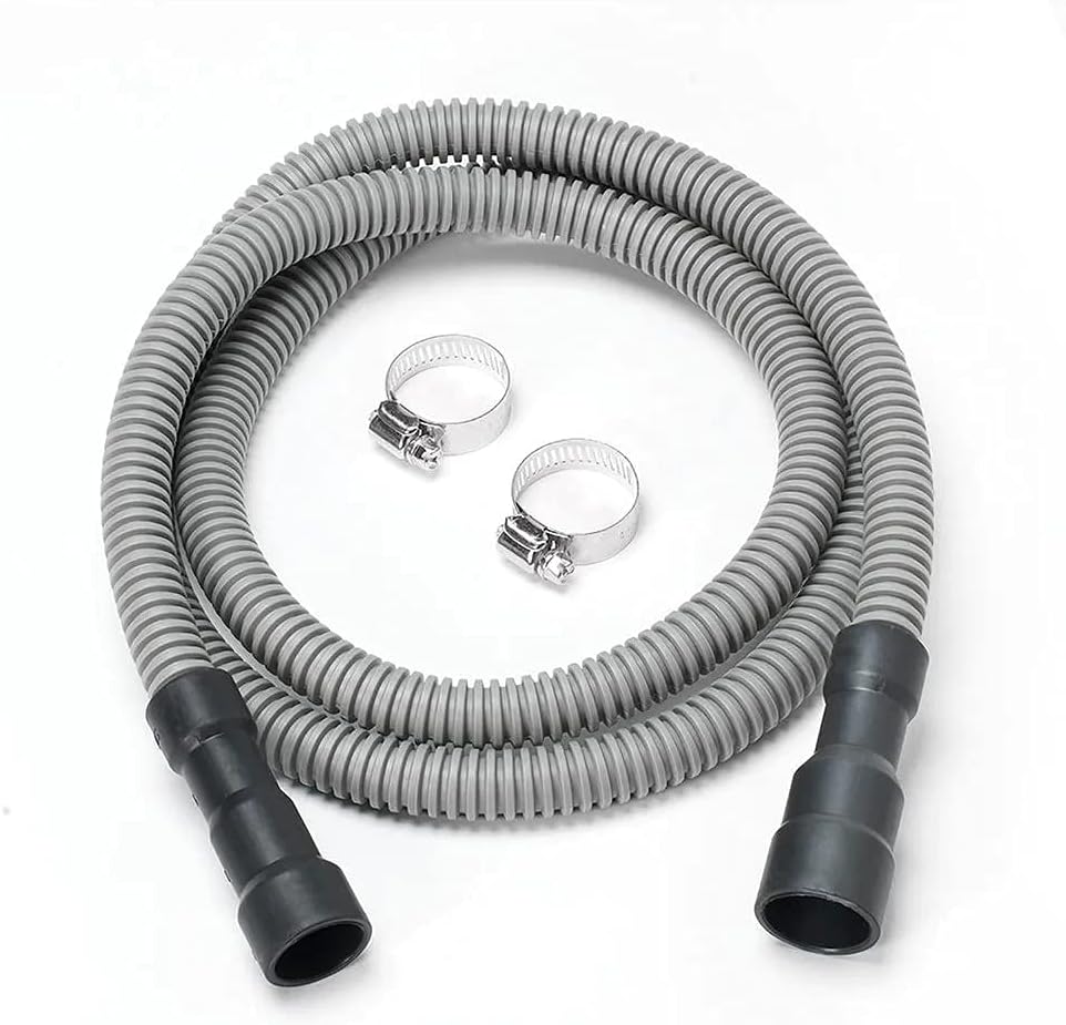 Amazon.com: Universal Dishwasher Drain Hose - 12 Ft Discharge Hose ...