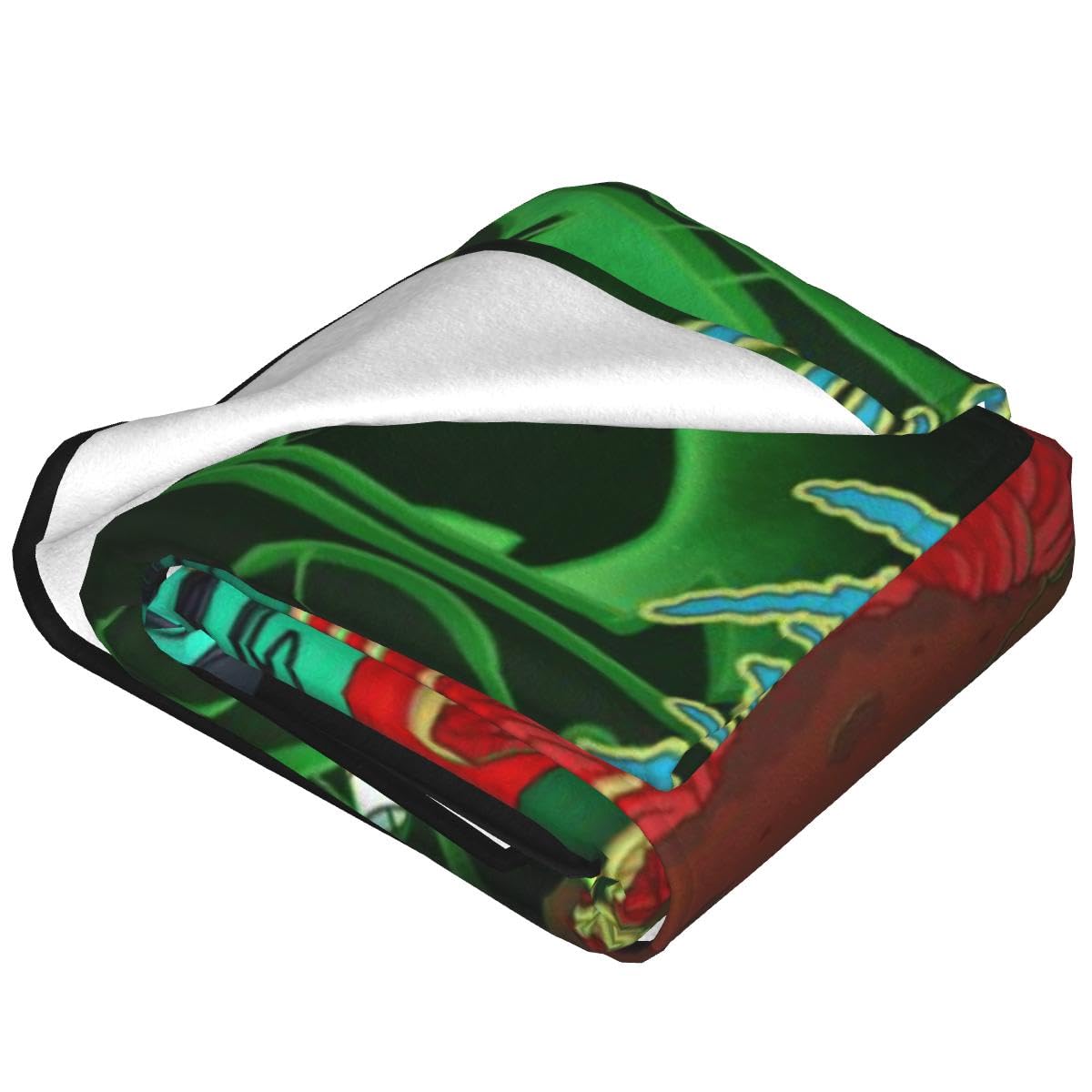 Cartoon Pattern Blanket Super Soft Flannel Blanket for Sofa Living Room ...