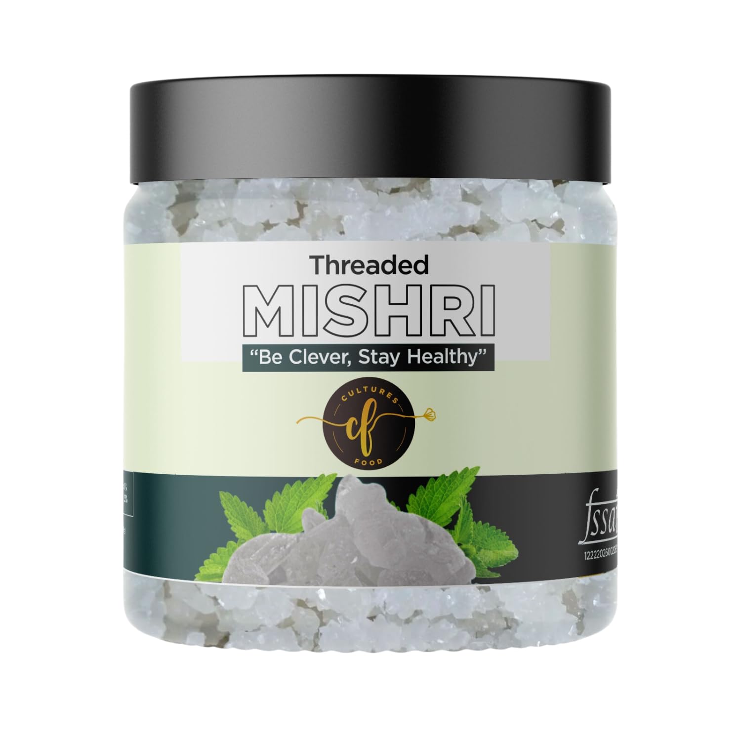 Cultures Food Organic Threaded Mishri Rock Sugar (400g), Dhaga Mishri ...