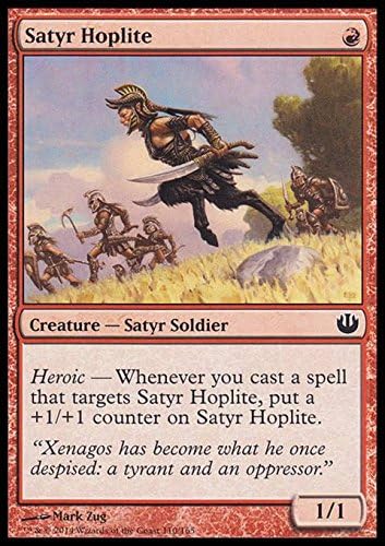 Amazon.com: Magic The Gathering - Satyr Hoplite (116/165) - Journey ...