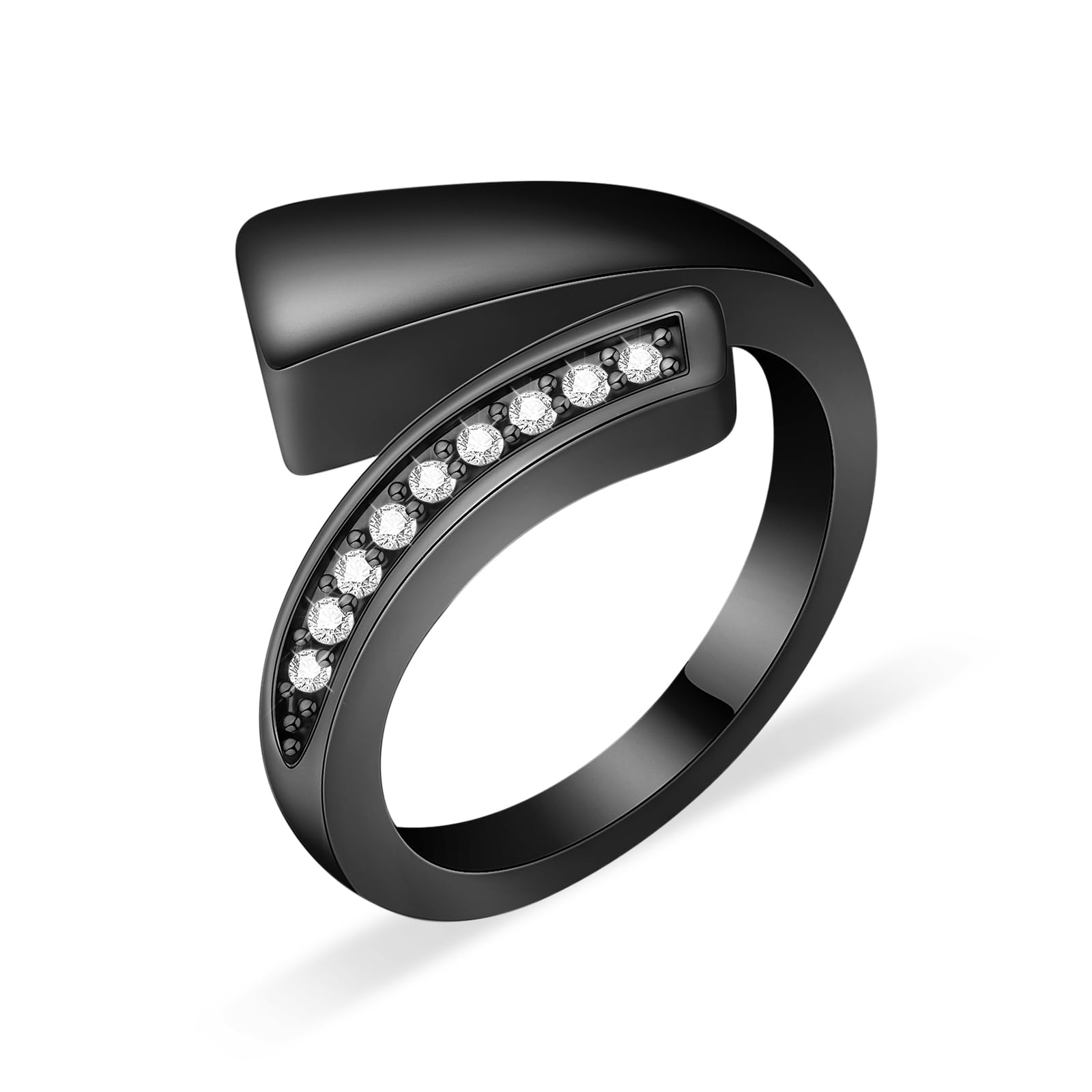Amazon.com: Urn Ring for Ashes for Women Men Cubic Zirconia Ash Ring ...