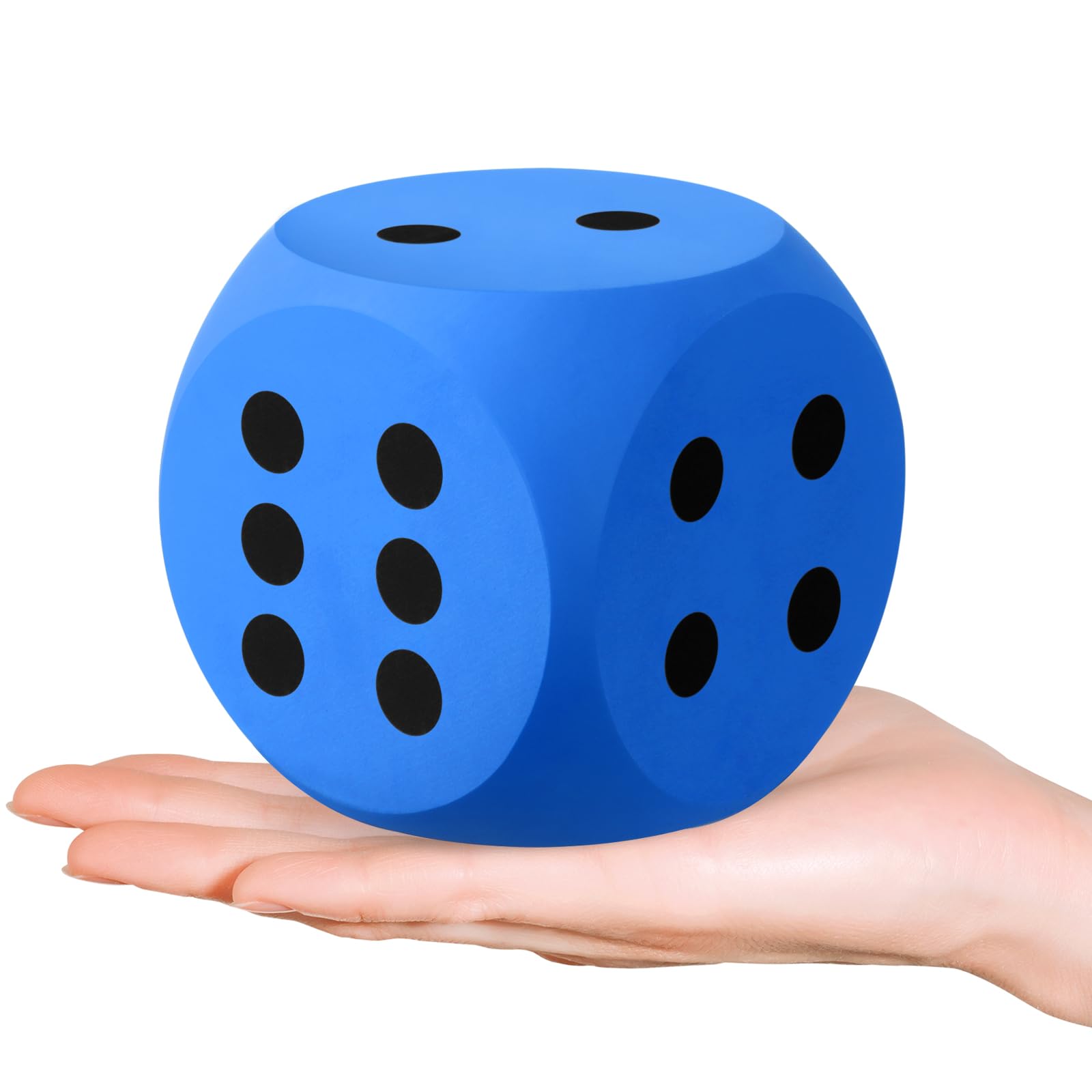 Amazon.com: Shappy 3 Inches Foam Dice Fun Filled Large Dice Educational ...