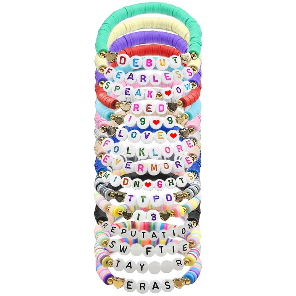 15 Pcs Singer Friendship Bracelets for Girls, ABISO Album Inspired ...