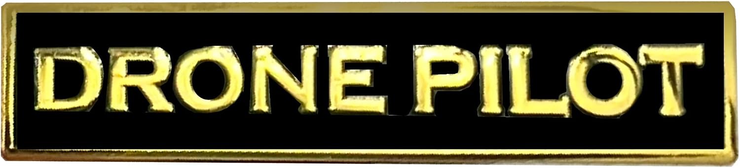 Amazon.com: PBX-013-D Drone Pilot Black Commendation Bar Pin Police ...