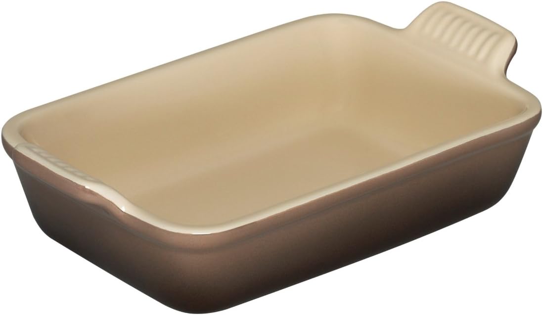 Amazon.com: Le Creuset Rectangular Dish, Truffle - Truffle: Baking ...
