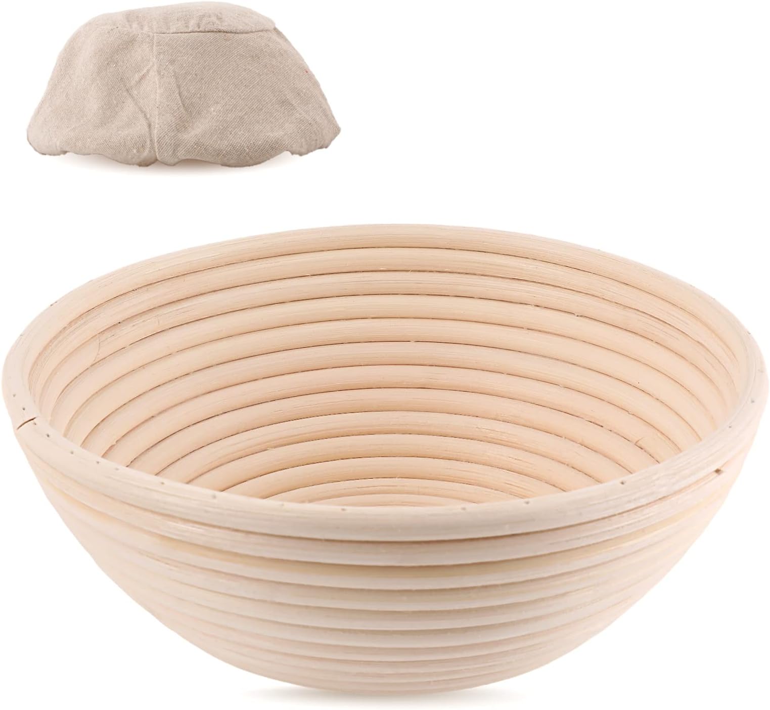 Amazon.com: 12 Inch Banneton Bread Proofing Basket Set - French Style ...