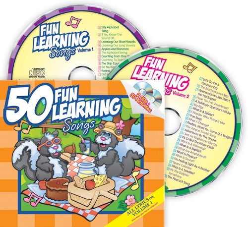 Amazon | 50 Fun Learning Songs (50 Songs Series) | Twin Sisters ...