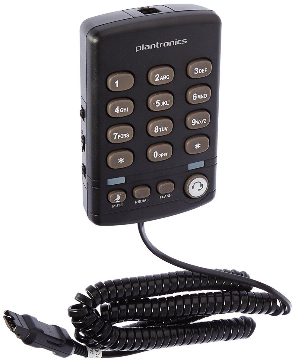 Plantronics T110H base has a Quick Disconnect (QD) connector for use ...