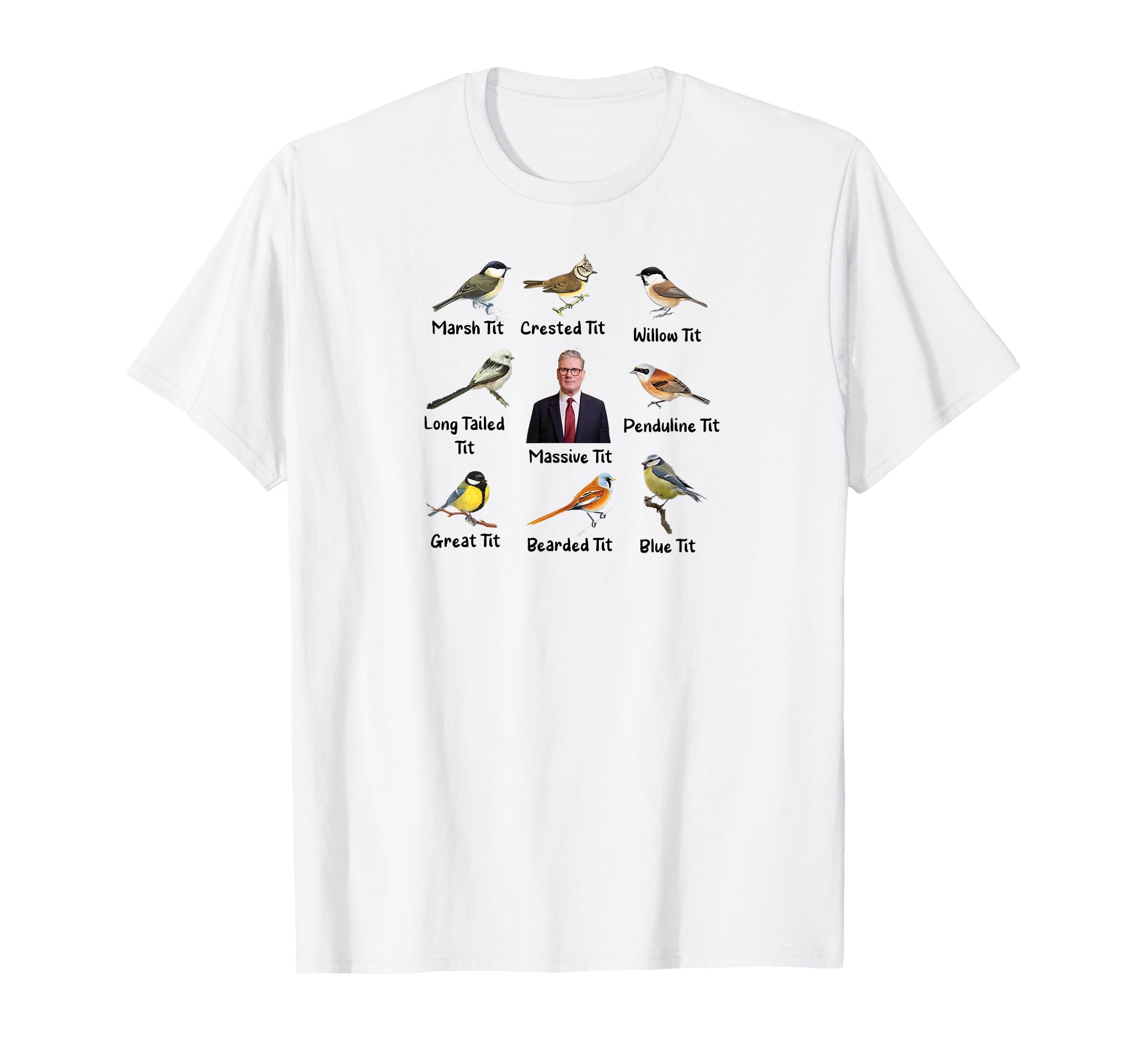 Funny Keir Starmer Tee – Political Satire and Humor Design T-Shirt ...