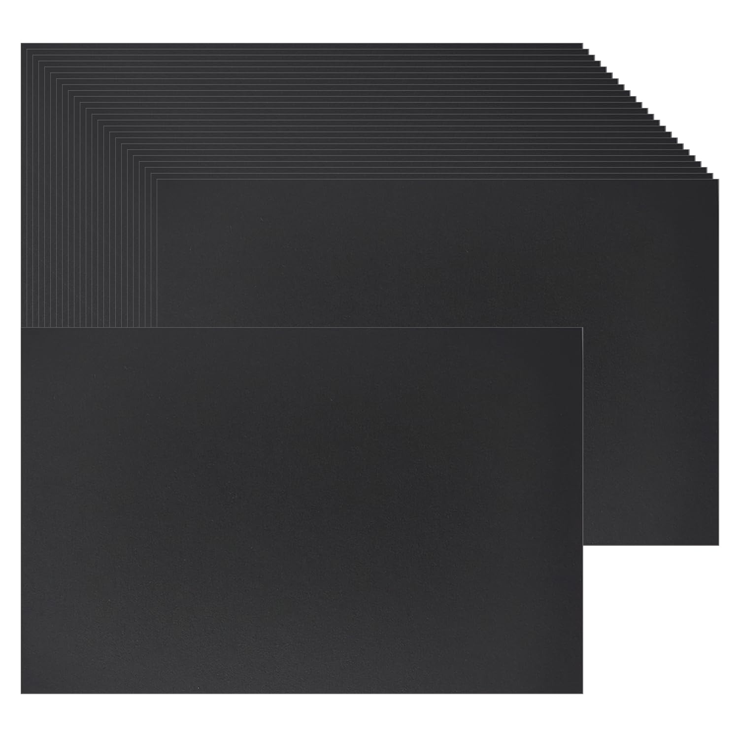 Snapklik.com : Baisunt 50 Pack 4x6 Black Cardstock Paper Blank Thick ...